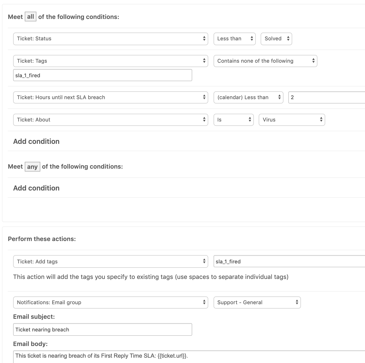 How To Alert Your Team To Tickets Nearing An SLA Breach Zendesk Help