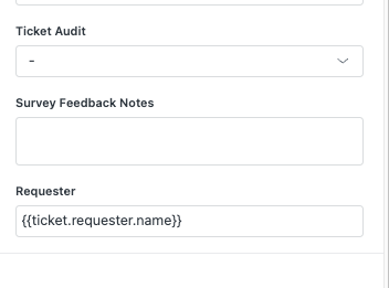 Can I update a custom field with Requester Name? – Zendesk help