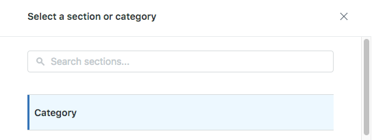Subsection How To Select A Section Zendesk Help