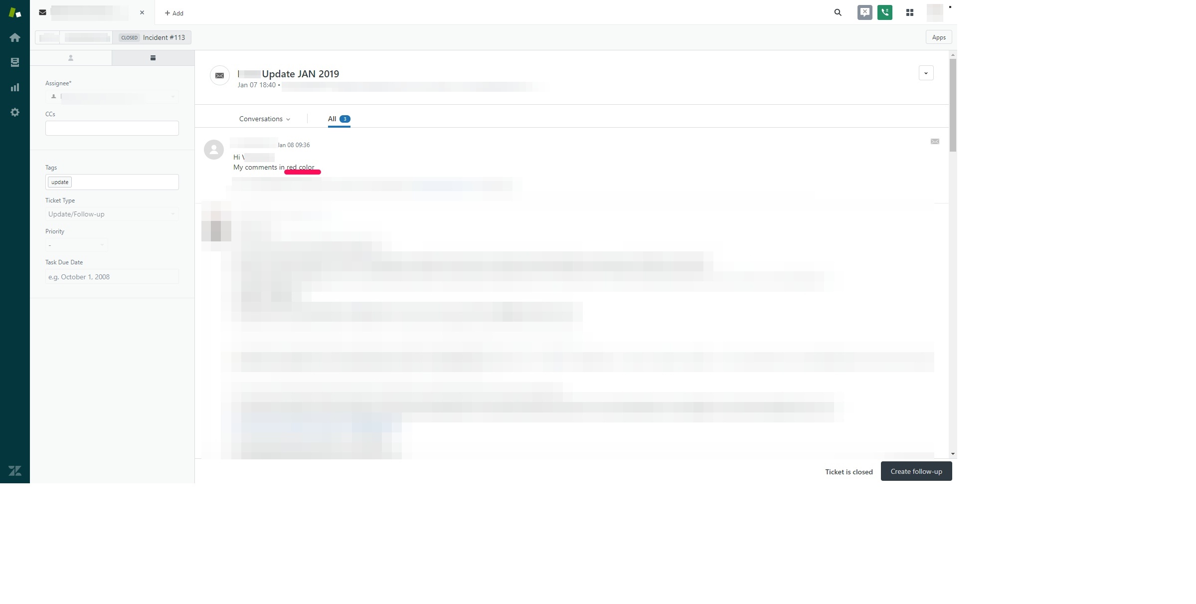 Change Text Colour In Ticket Editor Zendesk Help